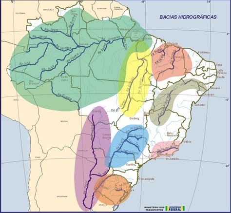 Mapas Hidrográficos Do Brasil FDPLEARN