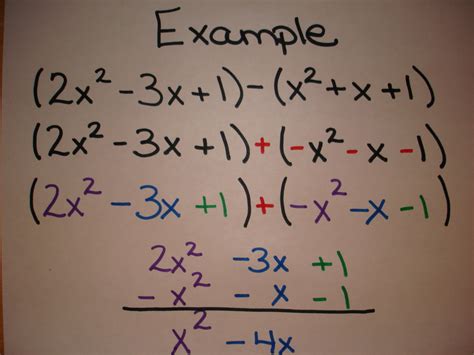 lesson 6 4 adding and subtracting polynomials the period 3 math website