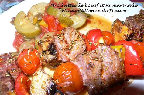 Brochettes De Boeuf Et Sa Marinade
