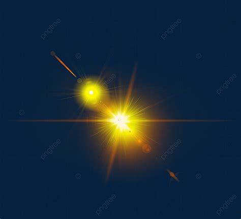 Efecto De Luz Amarilla PNG Efecto De Luz Efecto De Luz De Tecnología