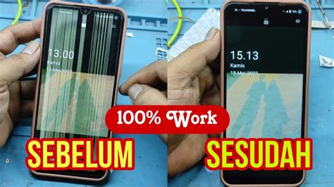 Cara Mengatasi LCD HP Bergaris 100 Work YouTube