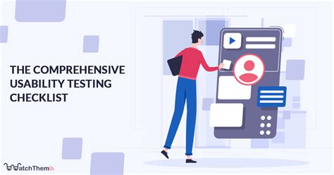 the comprehensive usability testing checklist
