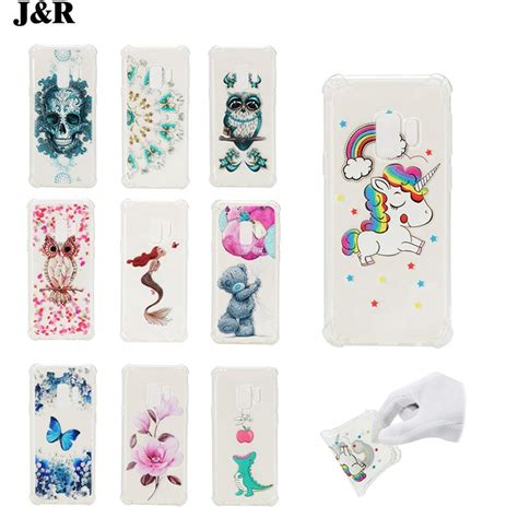 Funda J R Unicorn Para Samsung Galaxy S9 S8 S7 S6 S5 Edge Plus Suave