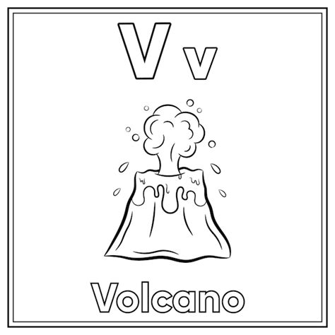 Dibujos De Letra V Para Colorear Vsun