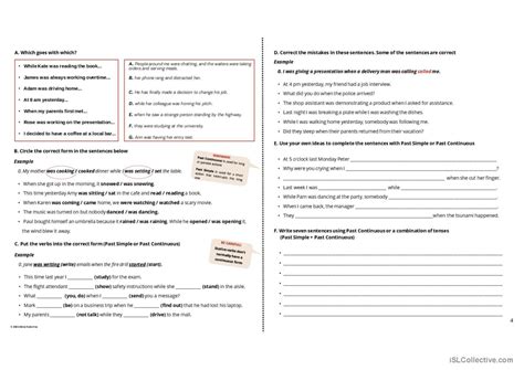 Past Continuous Grammar In Context G English ESL Powerpoints