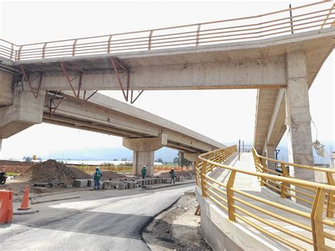 Recta final atraviesa la construcción del intercambiador vía Nobsa