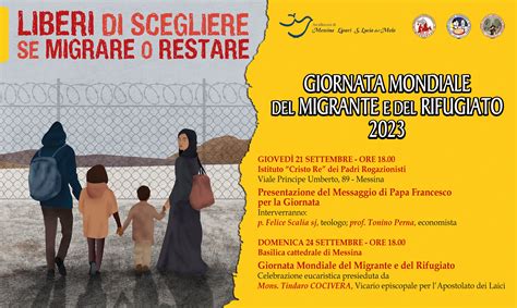 Giornata Mondiale Del Migrante E Del Rifugiato 2023