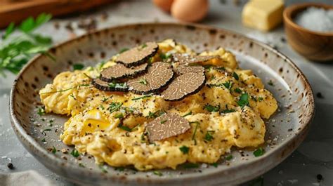 Maîtriser la cuisson des œufs brouillés aux truffes guide complet
