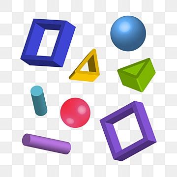 Geometric Shapes Clipart PNG Images Geometric 3d Shapes 3d Shapes 3d