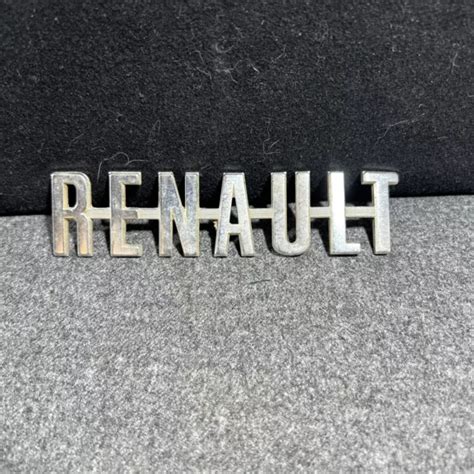RENAULT ANCIEN SIGLE emblème logo insigne monogramme hayon coffre en