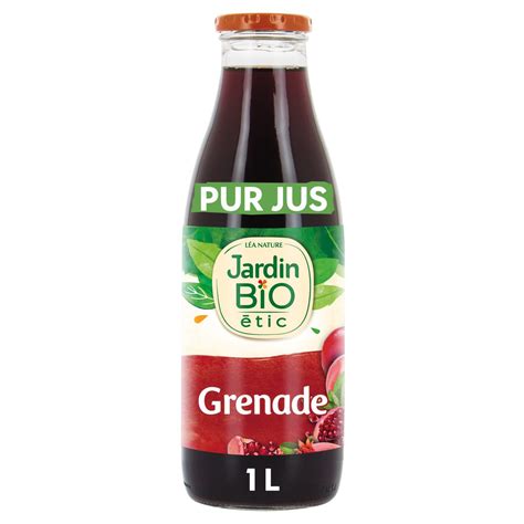 JARDIN BIO ETIC Pur Jus De Grenade L Pas Cher Auchan Fr