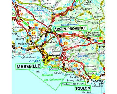 Carte routière France Sud Est Voyage Carte Plan