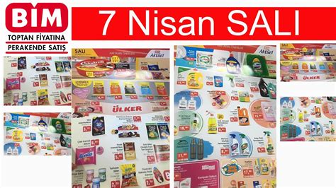 7 NİSAN SALI GÜNÜ BİME GELECEK ÜRÜN KATALOĞU ÇIKTI YouTube