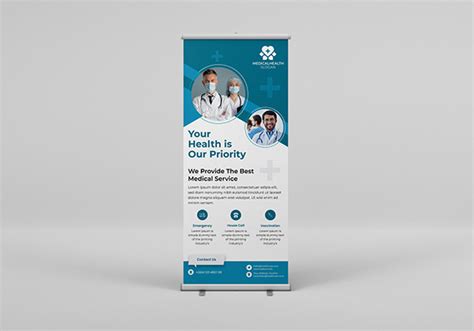 Medical Roll Up Banner Design On Behance