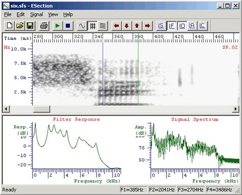 sfs howto formant analysis