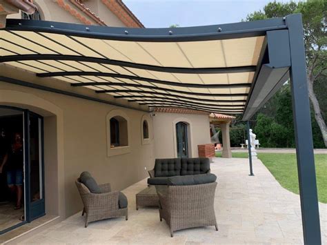 Réalisation pergola sur mesure en acier et inox laqué Puget Sur Argens