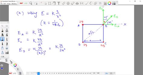 SOLVED Consider The Following Figure The Four Charges Are At The