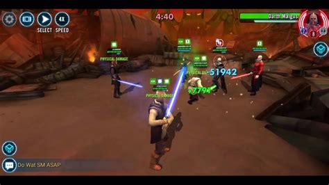 QGJ Vs Malgus SWGOH GAC YouTube