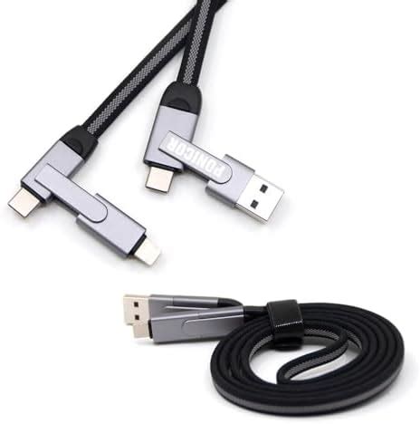 Amazon Puxnoin Multi Charging Cable 6FT 2Pack Multi Charger Cable