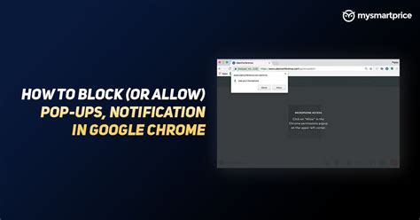 Pop Up Blocker In Chrome How To Block Or Allow Pop Ups Notification