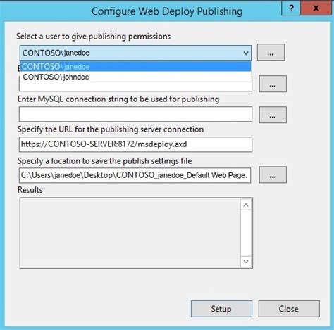 Instalación y configuración de Web Deploy en IIS 8 0 o versiones
