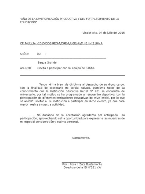 PDF Oficio De Invitacion DOKUMEN TIPS