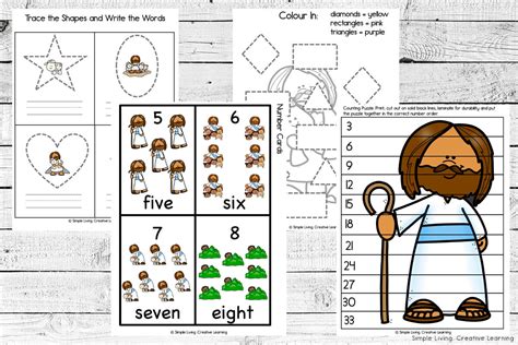 Jesus The Good Shepherd Printables Simple Living Creative Learning