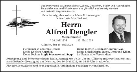 Traueranzeige Familienanzeigen Todesanzeigen Idowa Markt