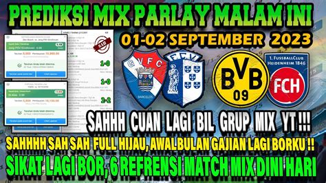 Prediksi Bola Hari Ini September Mix Parlay Dan Single Bet
