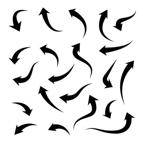 Cones De Seta Curva Definidos Em Preto Ilustra O Vetorial De Fundo