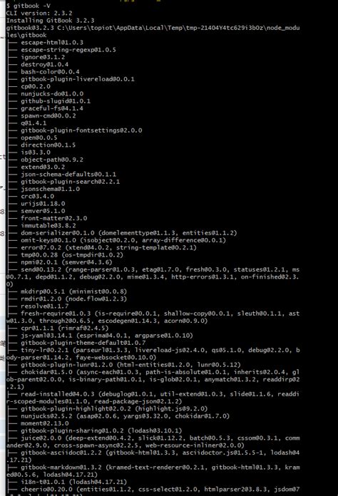 gitbook安装报错：解决卡顿在 installing gitbook 3 2 3 的问题 只强 博客园
