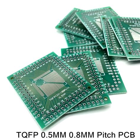 10PCS QFP TQFP LQFP TQFP32 TQFP44 TQFP64 TQFP80 TQFP100 0 5MM 0 8MM