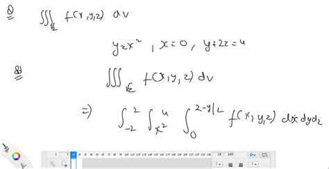 solved express the integral ∬e f x y z d v as an iterated integral in six different ways