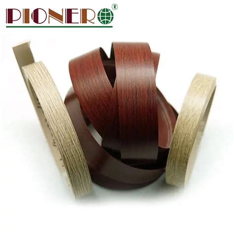 PVC Lipping Solid Color High Glossy Woodgrain PVC Edge Banding Tape And