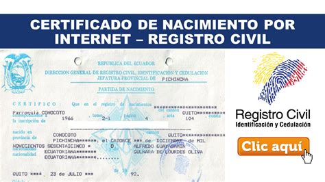 Cómo imprimir Partida de Nacimiento consultasEC