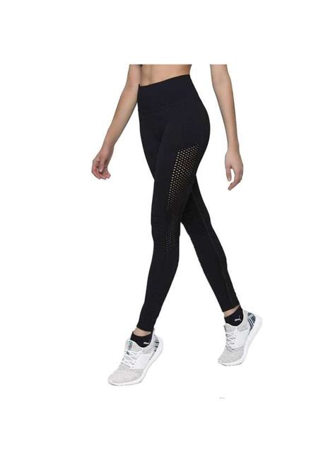 Cal A Legging Selene Sem Costura Feminina Preto Preto Esporte Legal