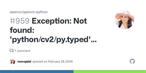 Exception Not Found Python Cv2 Py Typed ERROR Failed Building