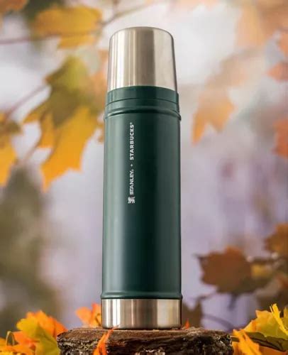 Termo Starbucks Stanley Acero Inoxidable Otoño Verde Meses sin