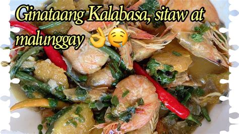 How To Cook Ginataang Kalabasa Sitaw At Malunggay With Hipon