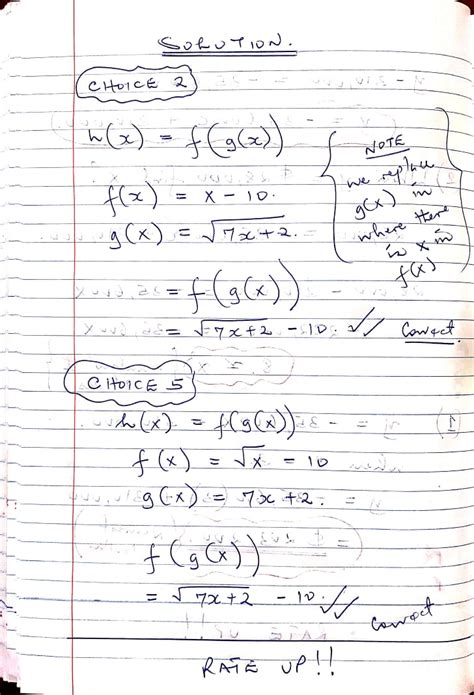 [solved] decompose a composite function into it component functions given course hero