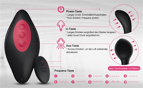 UTIMI Prostata Vibrator Stimulator Analplug Kabelloser Prostata
