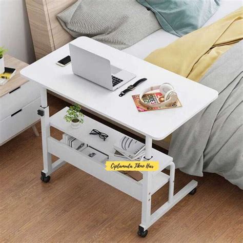 Jual Meja Laptop Portable Lipat Kerja Belajar Kasur Adjustable