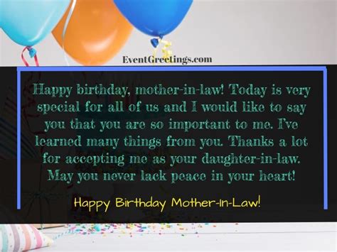 The Best Ideas For Birthday Wishes For A Mother In Law Home