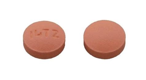 Pill Finder Orange Round Medicine