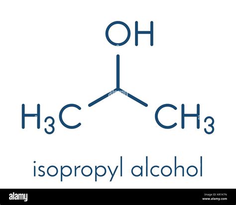 Isopropylalcohol Isopropanol 2 Propanol Molecule Used In