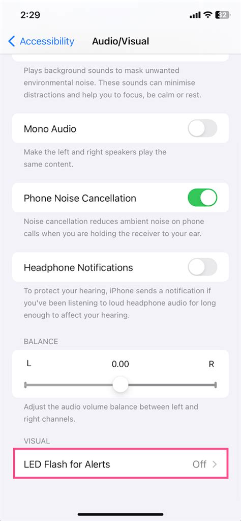 Cómo activar la notificación Flash en iPhone 14 y 14 Pro