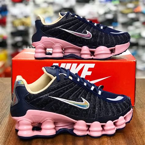 Nike Shox Tl Molas Marinho Rosa Importado Garantia Start Over