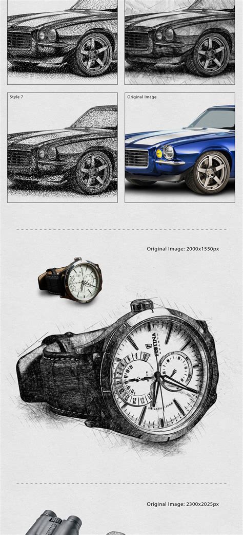 Sketch Studio Pencil Sketch Effect Action Design Cuts