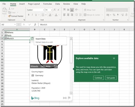 how to convert text into geographic location data in microsoft excel tips4msword