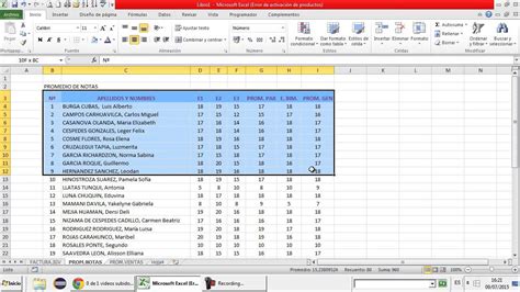 Sacar Promedio De Calificaciones En Excel Printable Templates Free
